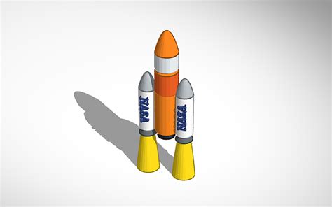 3d Design Nasa Space Rocket Tinkercad