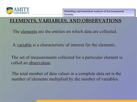 Modelling And Statistical Analysis Ppt