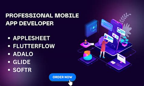 Develop Mobile Apps Using Appsheet Flutterflow Adalo Glide Airtable