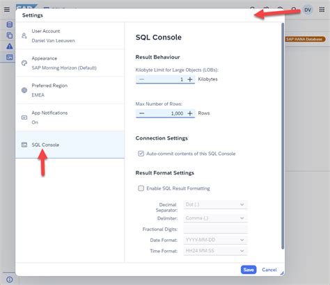 Query Databases Using The Sql Console In Sap Hana Cloud Central Sap