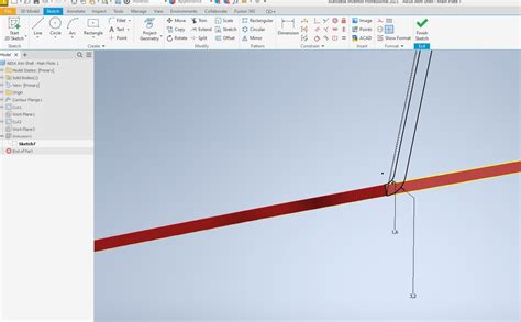 Solved Sheetmetal Flange On A Curved Part Cut Out Autodesk Community