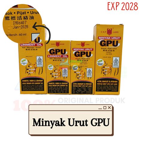 Jual Cap Lang Minyak GPU Sereh Ml Jakarta Barat TedzOnlineShop Tokopedia