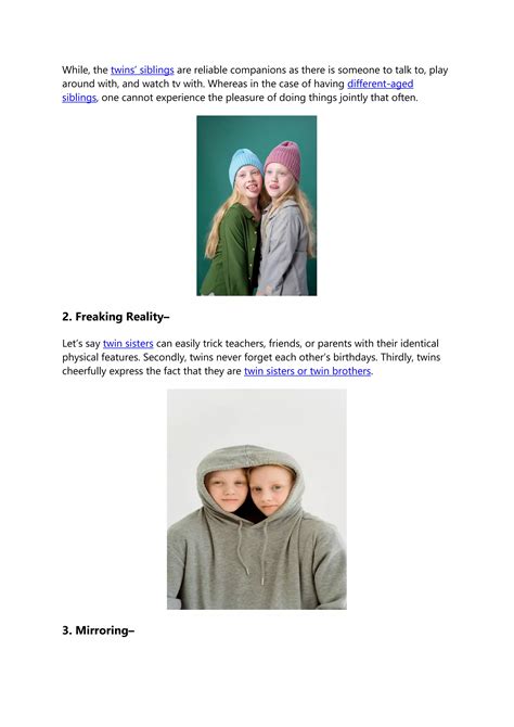6 Thrilling Elements Of Twin Siblings Bonds Pdf