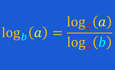 Change Of Base Of Logarithms Rule And Examples Neurochispas