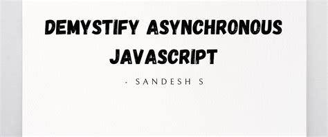 Sandesh S Dev Community