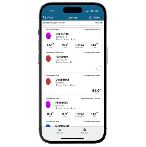 Disc Mini 3 In 1 Bluetooth Enabled Temperature Humidity And Dew Poi Bluemaestro