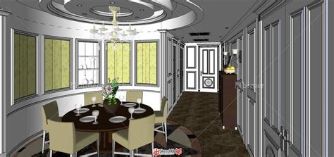 两个室内模型 SketchUp模型库 毕马汇 Nbimer