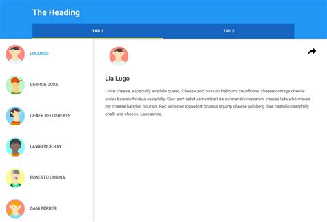Angularjs Material Design Tabs Forms And Toasts ⋆ Bossable