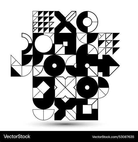 Abstract Geometric Background Tech Engineering Vector Image