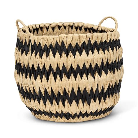 Wide Zigzag Baskets Wicker Emporium