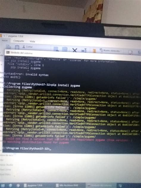 pip Como instalo pygame para python de bits Stack Overflow en español