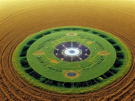 Ai Generated Image And Video From Crop Circle Patterns The Crop Signals