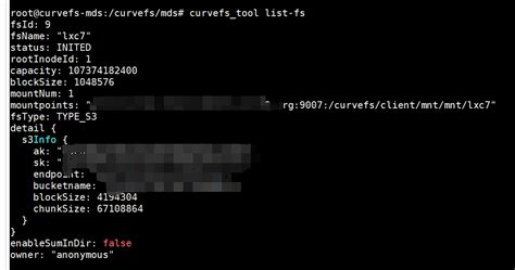 inode open mount point minus to negative number · issue 1435 · opencurve curve · github