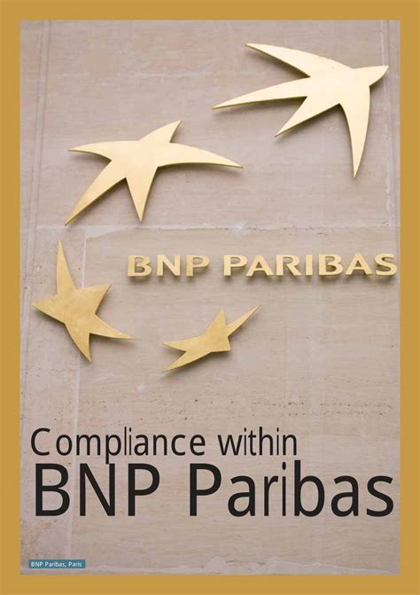 Compliance Within BNP Paribas