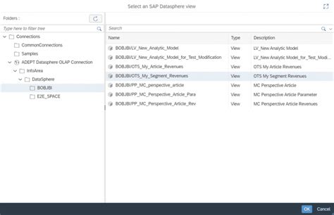 Connect Sap Web Intelligence To Sap Datasphere Analytic Models Using