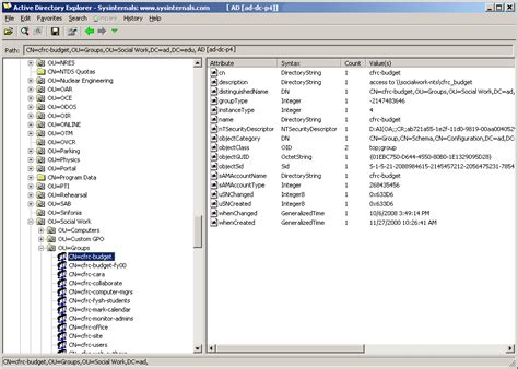 Sysinternals Active Directory Explorer Docskda