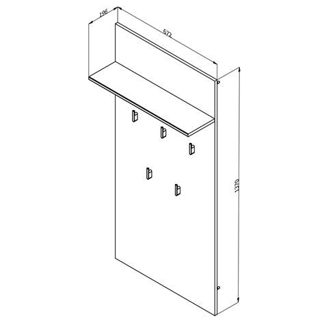 Dedeman Cuier Hol Pentru Perete Kent Civ Cu 5 Agatatori Si Polita