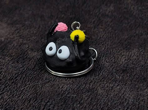 Susuwatari Soot Sprites Ghibli Spirited Away 3d Custom Chibi Keychain Etsy Australia