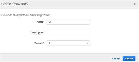 Create Versions And Aliases Of Lambda Function Aws Lambda