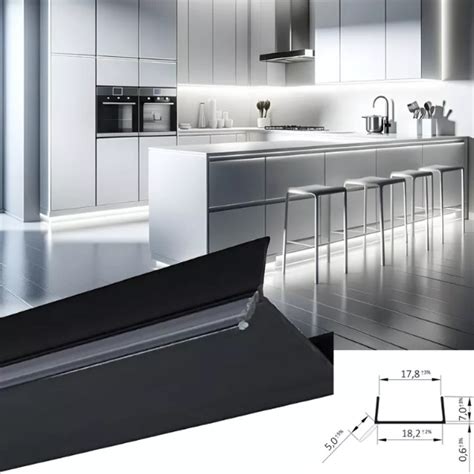 Shop High Quality 1m Long Pvc Plinth Sealing Strip Mdf Kickboard Panel