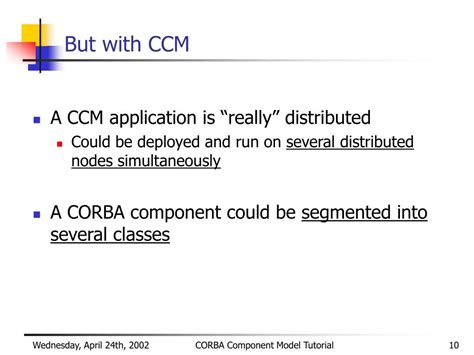 Ppt Corba Component Model Tutorial Powerpoint Presentation Free