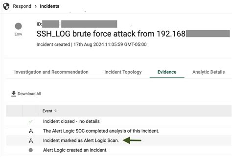 08212024 Improved Identification Of Alert Logic Network Scans