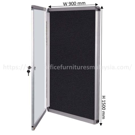 3 Ft X 5 Ft Display Case Notice Fabric Board Kelana Jaya