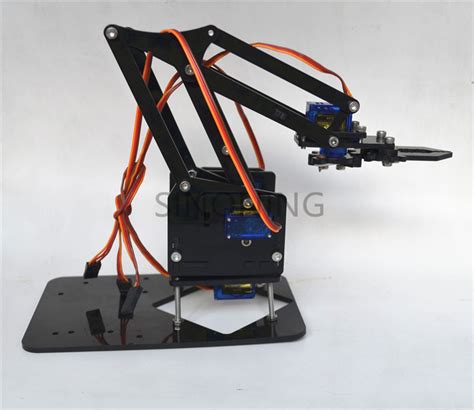 自由度arduino树莓 拼装亚克力机械手抓 机械臂 arduino 派 sg 阿里巴巴