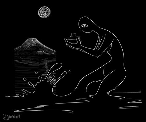 Umibozu Spooky Pin Up By Claireannecarr On Deviantart