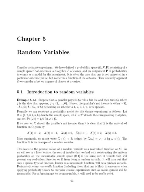 Random Variables Pdf Random Variable Function Mathematics