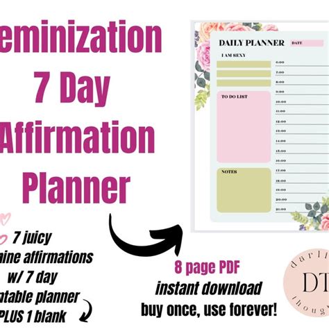 Printable Feminization Etsy