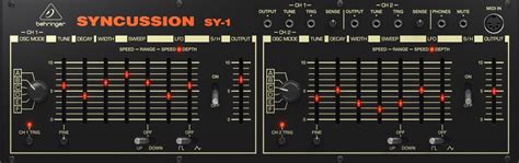 Behringer Syncussion Sy 1 Eurorack Module On Modulargrid