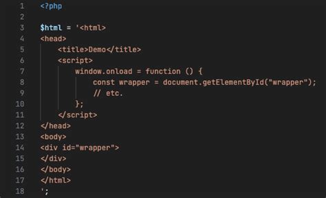 Using Heredoc Syntax For Improved Syntax Highlighting Andrewrminion