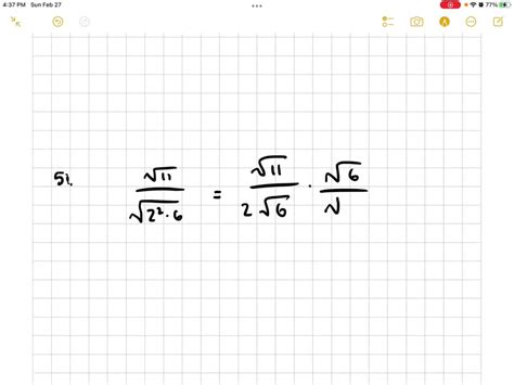 SOLVED Change Each Radical To Simplest Radical Form