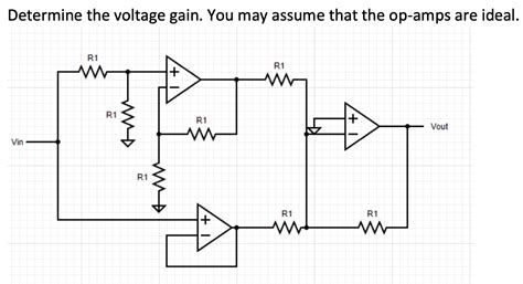 Solved Determine The Voltage Gain You May Assume That The Chegg Com