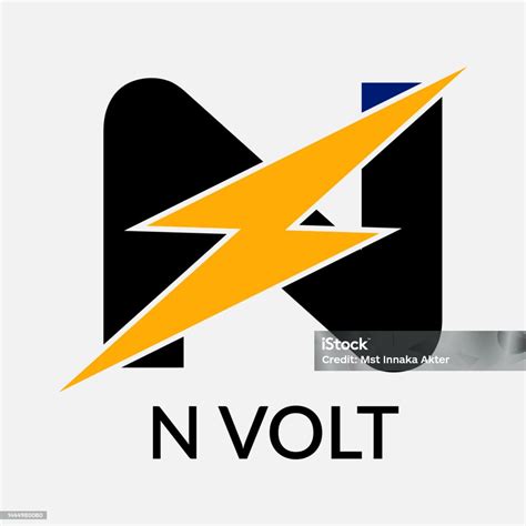 N 볼트 추상 N 문자 현대 초기 기술 로고 디자인 0명에 대한 스톡 벡터 아트 및 기타 이미지 0명 3차원 형태 개발 Istock
