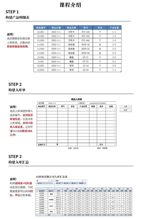 Excel打造进销存课程：出库 入库 库存管理 哔哩哔哩 Bilibili