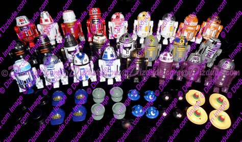 Full Set Of All 25 Droids From Disney Star Wars Astromech