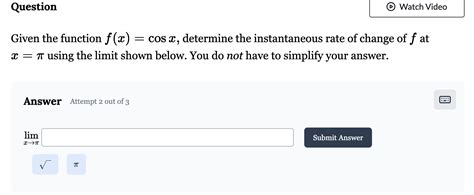 Solved Given The Function F X Cosx Determine The Chegg