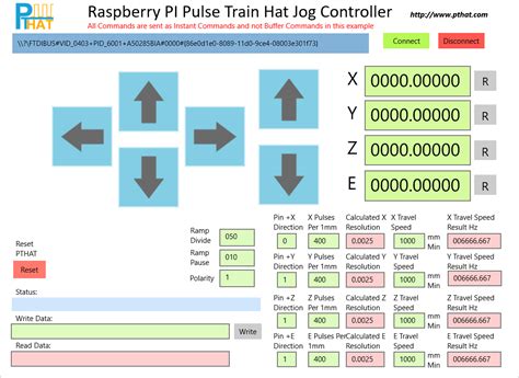 Pthat Jog Control Of A Cnc Machine Using Instant Commands Pulse Train Hat