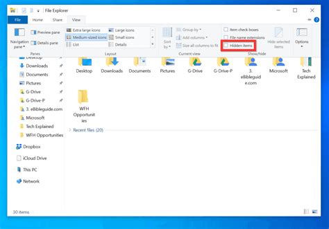 How To Unhide Folders In Windows Steps Itechguides Com