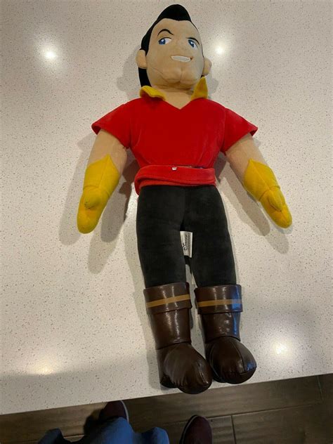 Disney Store Gaston Beauty And The Beast Villain Soft Stuffed Plush