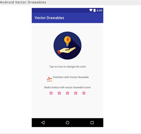 Android Làm Việc Với Svg Vector Drawables