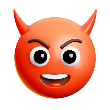619 Devil Face Emoji 3d Illustrations Free Download In Png Blend