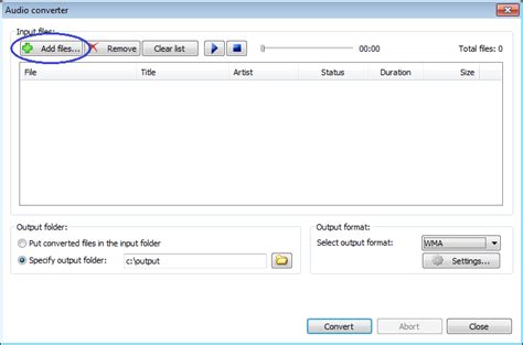 Convert Audio Files To Wma
