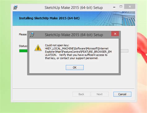 Can T Install SketchUp Make SketchUp SketchUp Community