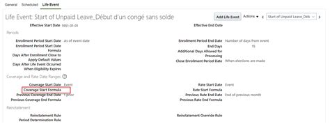 Benefits First Of Second Month Coverage Start Date Fast Formula — Cloud Customer Connect