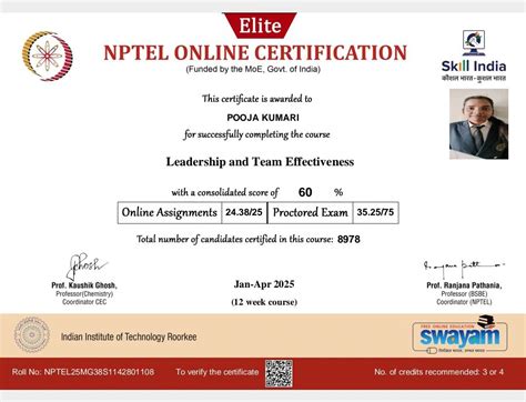 nptel lifelonglearning professionaldevelopment continuousimprovement pooja kumari