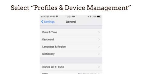 Profiles And Device Management Missing Ios 12 Iphone X