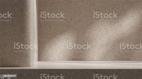 3d 렌더링 템플릿 테라조 텍스처와 태양 그림자가 있는 풍경의 빈 공간 바닥 모형 0명에 대한 스톡 사진 및 기타 이미지 0